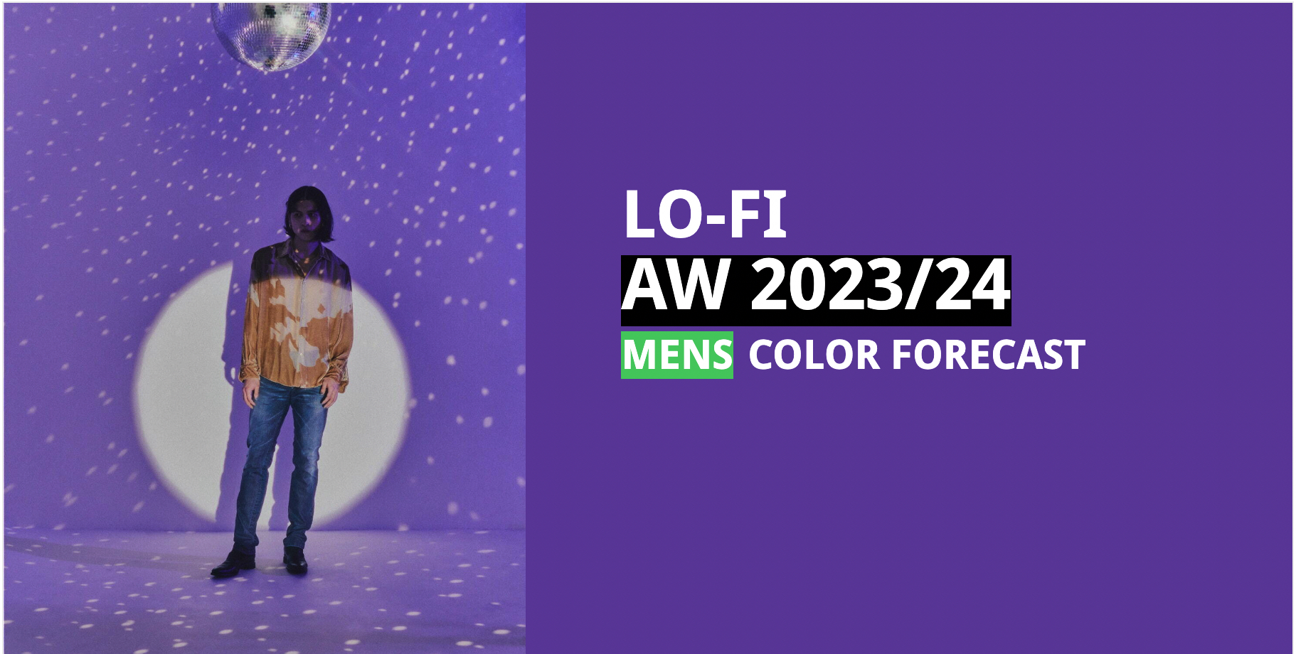 A/W 23/24 Menswear Color Forecast: Flashback | F-trend